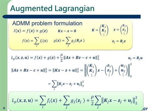 admm algorithm in proximal ppt