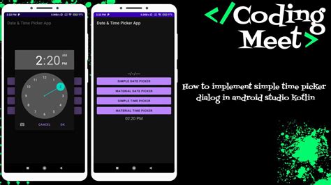 How To Implement Simple Time Picker Dialog In Android Studio Kotlin