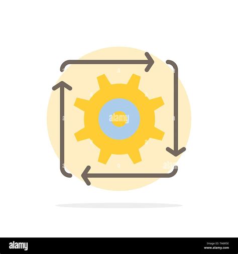 Workflow Automation Development Flow Operation Abstract Circle