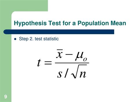 ppt hypothesis test ii t tests powerpoint presentation free download id 5575796