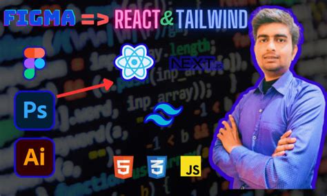 convert figma design to react js next js and tailwind css or any frontend work by gamis12 fiverr