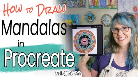 How To Draw Mandalas In Procreate For Beginners W Free Template