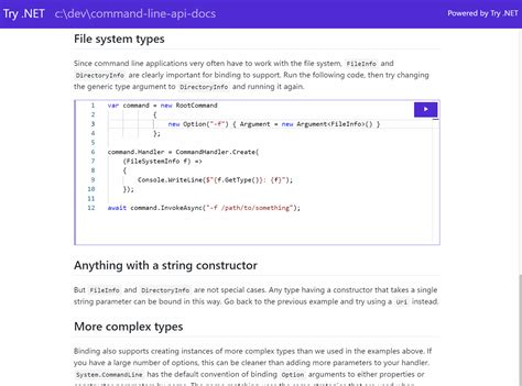 command line argument parser r dotnet