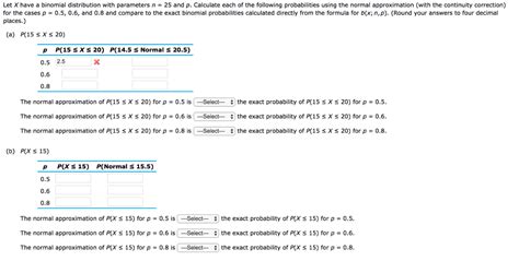solved let x have a binomial distribution with parameters n