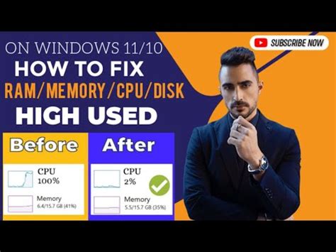 How To Fix High RAM Memory CPU DISK Usage On Windows 11 10 YouTube