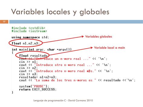 ppt lenguaje de programación c powerpoint presentation free download id 3650448