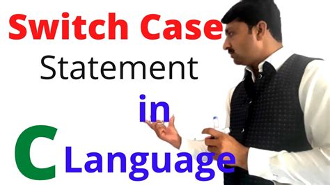switch case statement in c language switch statement in c programming c programming tariq