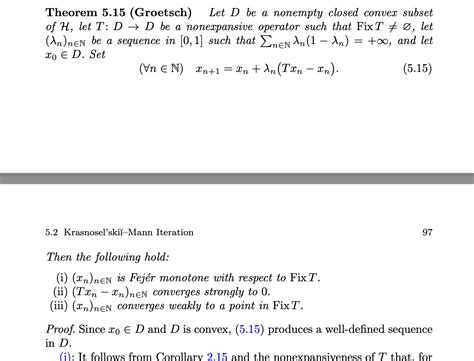solved theorem 5 15 groetsch ﻿let d ﻿be a nonempty closed