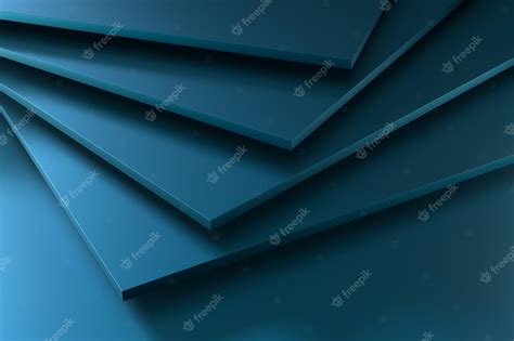 premium photo blue triangle background with overlap paper layer gradient color with space for