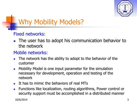 ppt mobile ad hoc networks coe 549 mobility models i powerpoint presentation id 5226573