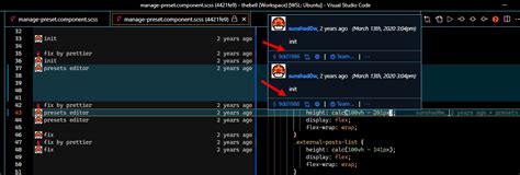 Duplicating Git Blame Commits In Open Blame Prior To This Change