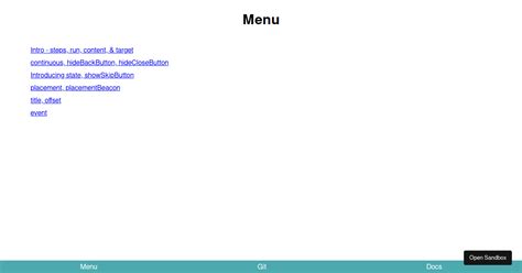 Joyride Basic Demos Codesandbox