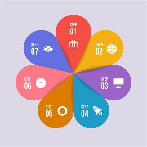 Circle Chart Circle Infographic Or Circular Diagram 533837 Vector Art