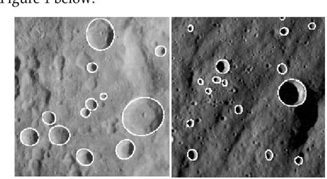 figure 1 from an overview of crater analyses tests and various methods of crater detection