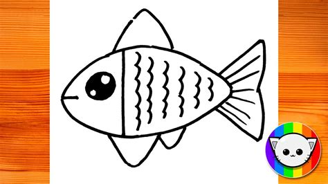 How To Draw A Cute Fish Easy Drawings For Beginners YouTube