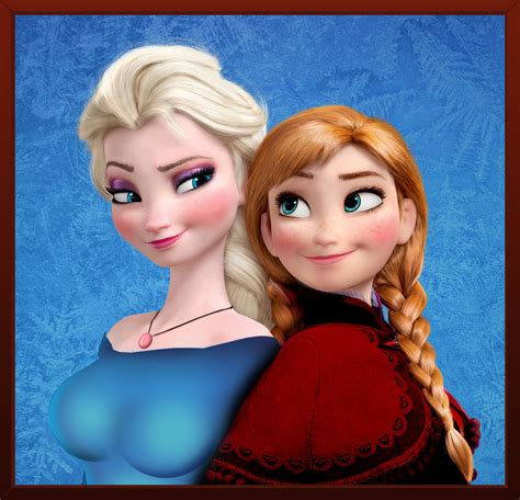 Frozens Elsa And Anna Sexy Picture By Sensualdigitalart On Deviantart