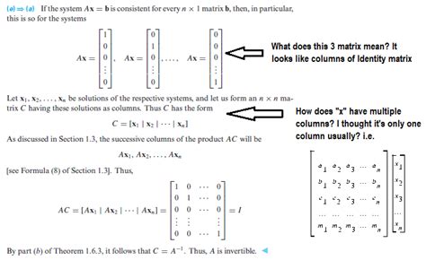 linear algebra if the system ax b is consistent for every n x 1 matrix in b then a is