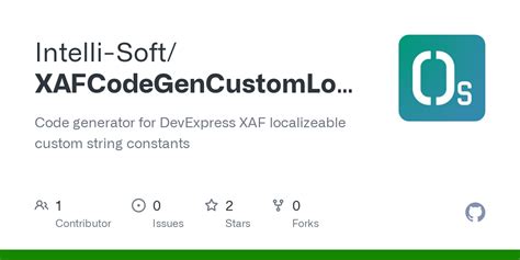 github intelli soft xafcodegencustomlocalization code generator for devexpress xaf