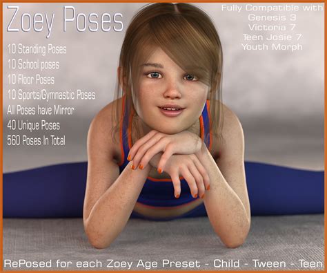 Zoey Genesis Zoey Poses For Genesis Female