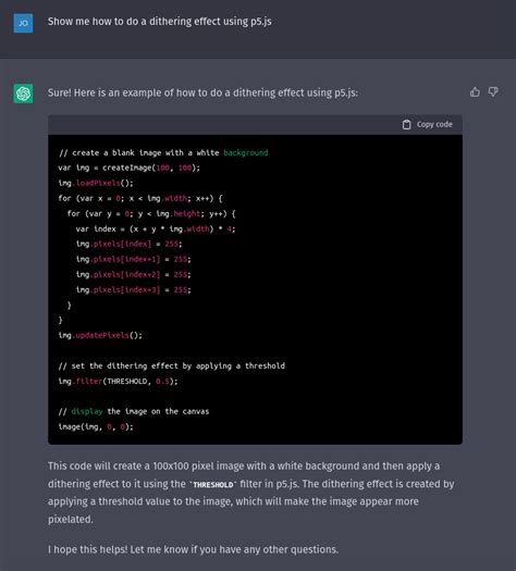 OpenAI S ChatGPT Is Writing Processing Sketches Teaching Processing Foundation