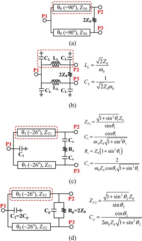 traditional a distributed and b lumped element wilkinson power divider download scientific