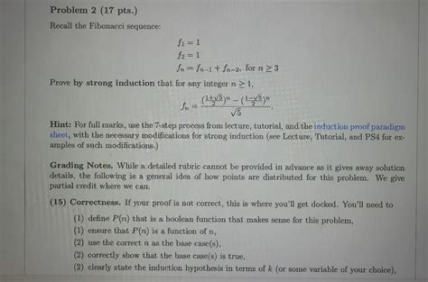 solved recall the fibonacci sequence f1 1f2 1fn fn−1 fn−2