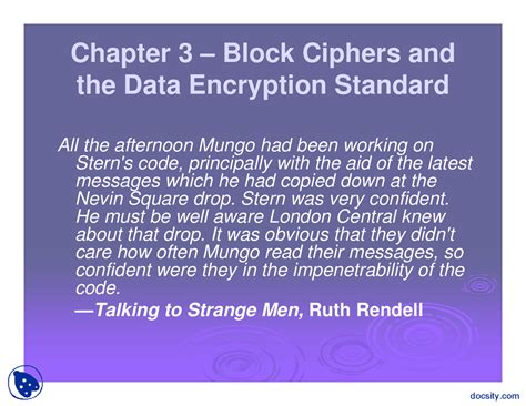 block ciphers and the data encryption standard docsity