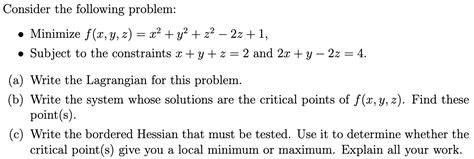solved consider the following problem minimize