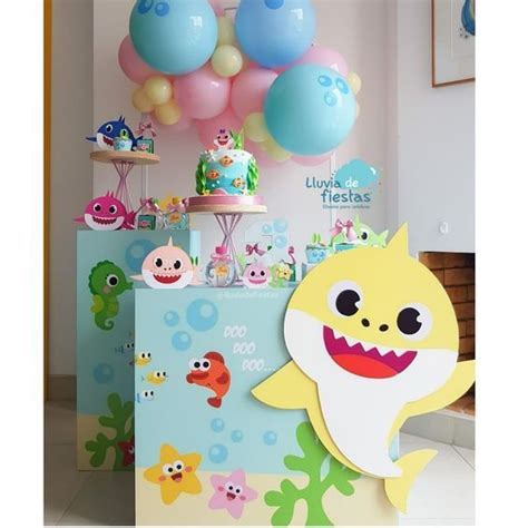 13 Originales mesas de dulces de Baby Shark Temas de cumpleaños de