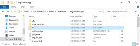 angular 8 first app online tutorials library list