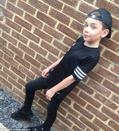 Ten Year Old Boy Jack Takes The Beauty Industry By Storm Daily Mail Online Boys Wearing Makeup