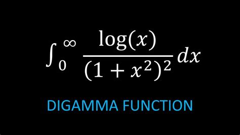 digamma function in detail with example youtube