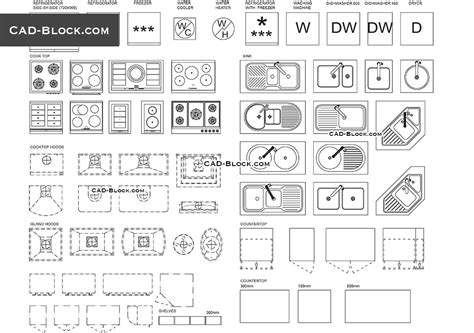 Kitchen Island Cad Block Things In The Kitchen