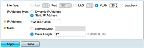 configure vlan interface ipv4 address on an sx350 or sg350x switch cisco