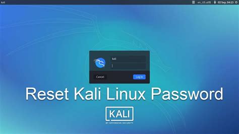 How To Reset Forgotten Password Of Kali Linux 2022 3 TechSpite