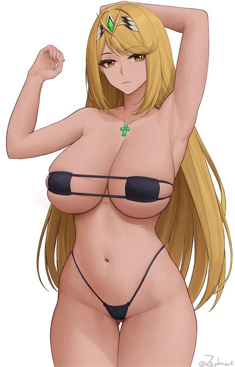 Mythra Xenoblade Chronicles And 1 More Drawn By Zaphn Danbooru