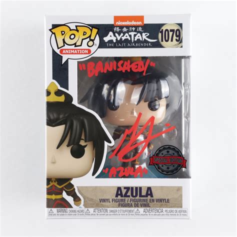 Grey Delisle Signed Avatar The Last Airbender 1079 Azula Funko Pop Vinyl Figure Inscribed
