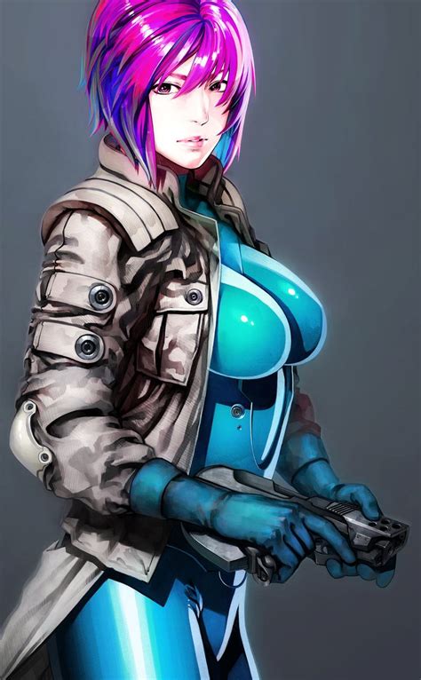 The Major By Iwaisan Lady Di Ghost In The Shell Anime Ghost Character Illustration