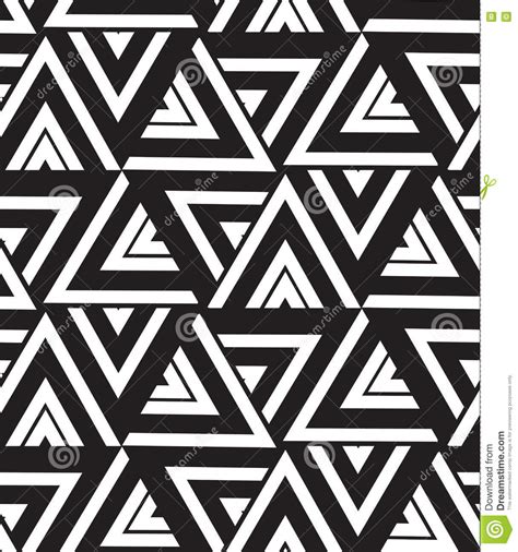 Vector Geometric Seamless Pattern Modern Triangle Texture Repe Stock