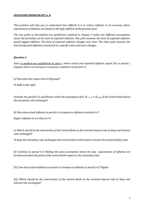 problem set 8 solutions solutions problem set n 8 this problem will help you to understand