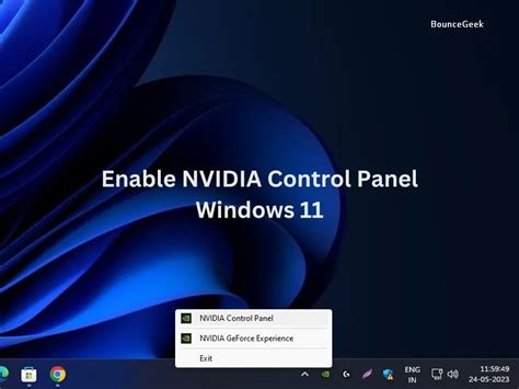 How To Fix NVIDIA Control Panel Missing On Windows 11 Quickly BounceGeek