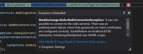 Redis Error It Was Not Possible To Connect To The Redis Server