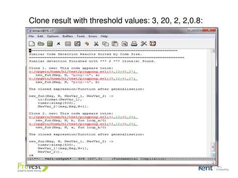 ppt scalable clone detection and elimination for erlang programs powerpoint presentation id
