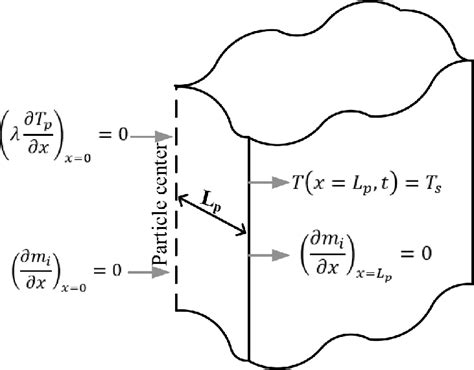 schematic representation of a particle with the boundary conditions download scientific diagram