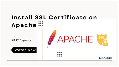 How To Setup SSL With Apache Install SSL Certificate Beginners