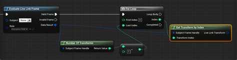 using live link data in unreal engine unreal engine 5 0 documentation