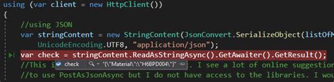 C Calling Web API Post Method From MVC 5 Controller While Passing