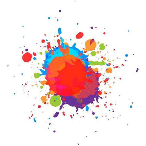 Abstract Splatter Color Background Illustration Vector Design Stock