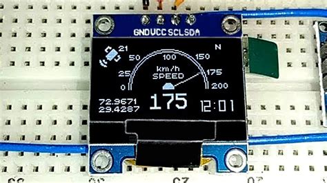 diy speedometer using gps module arduino oled 40 off