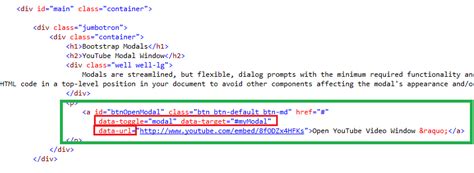 the asp mvc club bootstrap tutorial lesson 7 responsive youtube video modal window